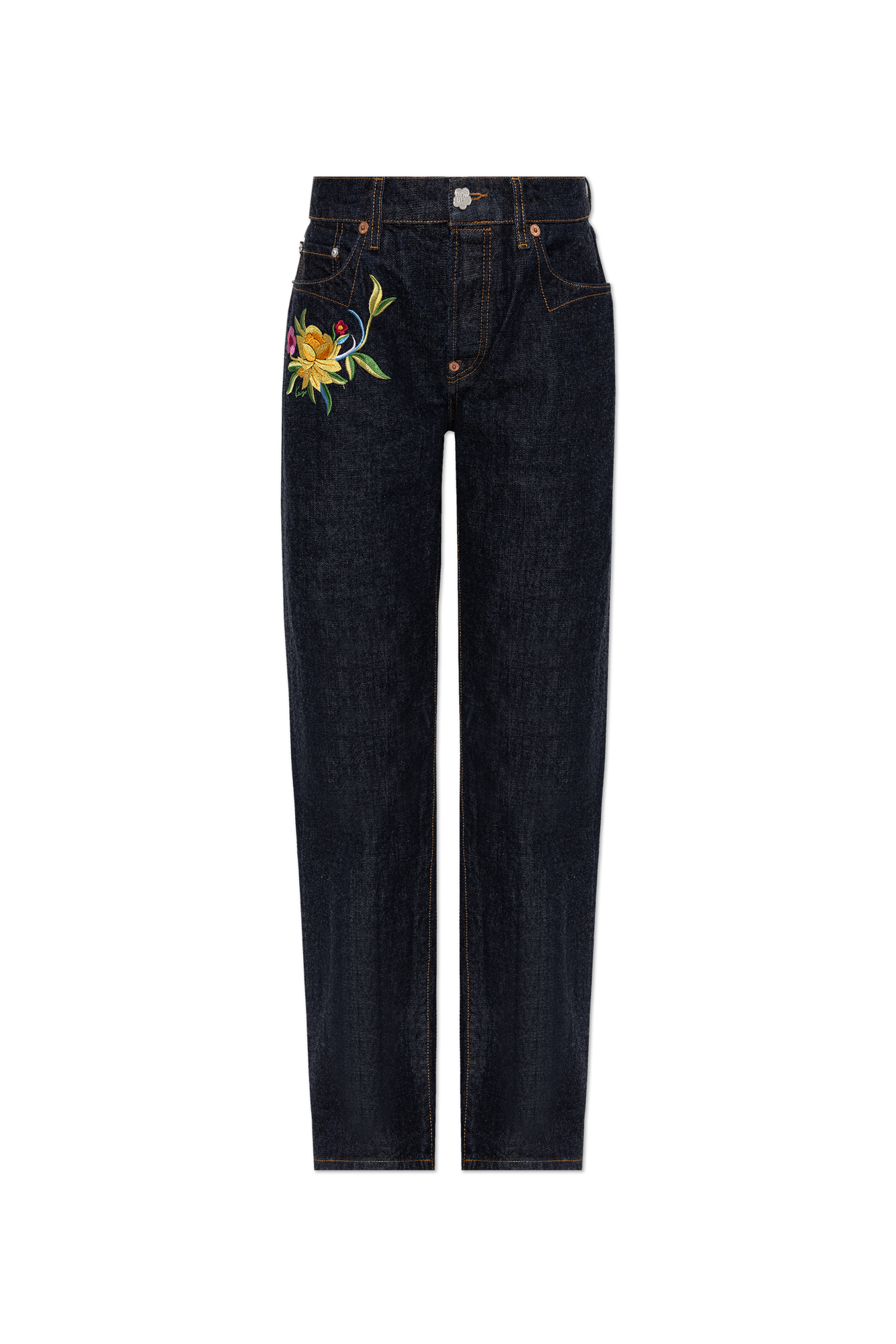 KENZO Kenzo Embroidered Floral Jeans